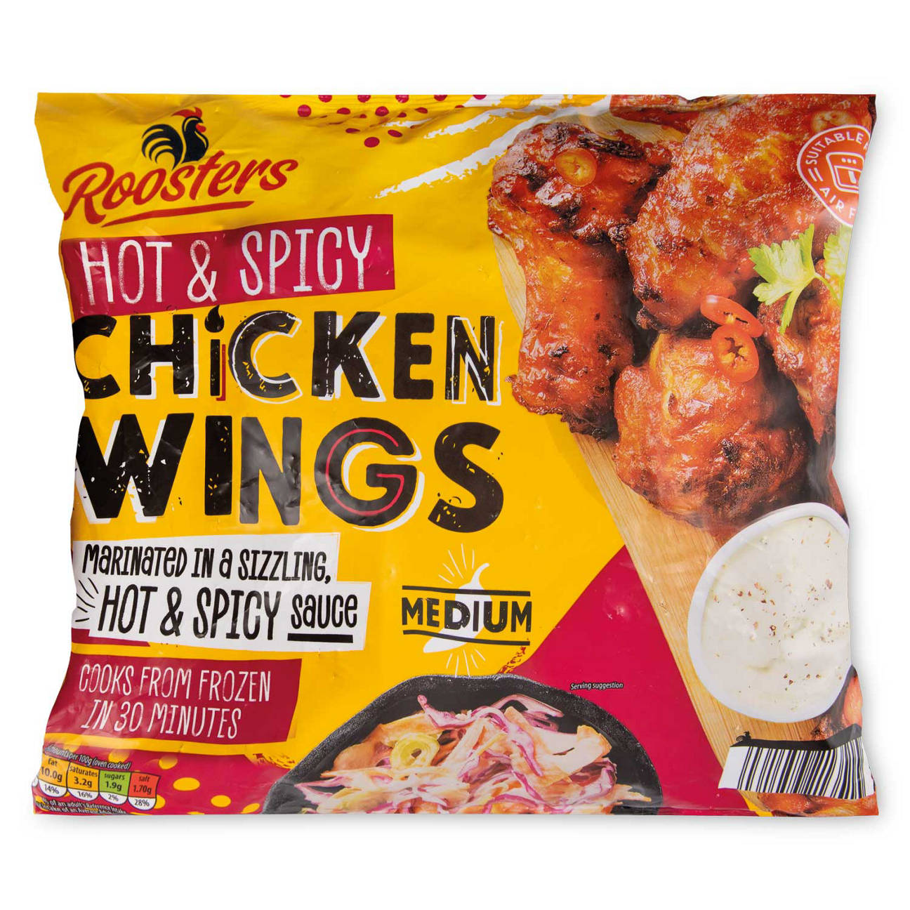 Hot & Spicy Cooked Chicken Wings | ALDI UK